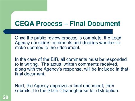 Ppt Ceqa Understanding The Basics Powerpoint Presentation Free