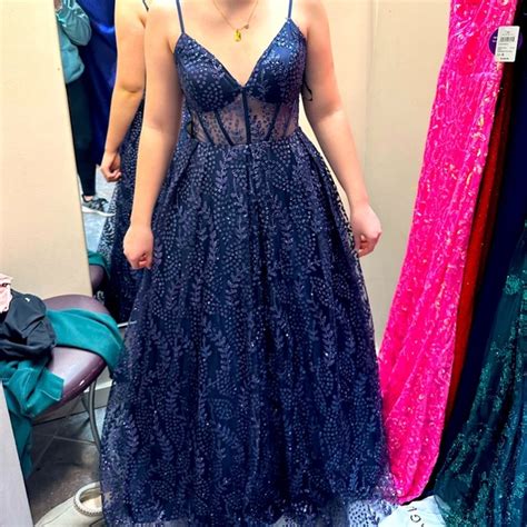 Windsor Dresses Windsor Navy Blue Prom Dress Poshmark