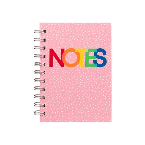 A6 Hard Back Notebook Fashion Stationery B M