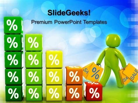 Growing Percent Sales PowerPoint Templates And PowerPoint Themes 0512