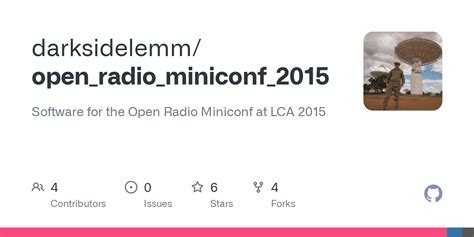 GitHub Darksidelemm Open Radio Miniconf 2015 Software For The Open
