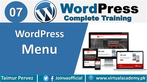 how to create menu bar in wordpress themes drop down menu 07 youtube