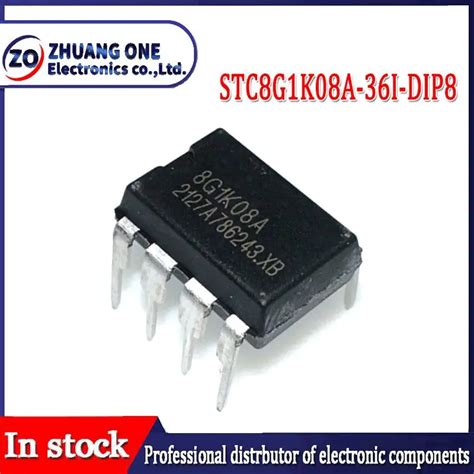 5pcs STC8G1K08A 36I DIP8 STC8G1K08A 36I SOP8 Single Chip Enhanced 1T ...