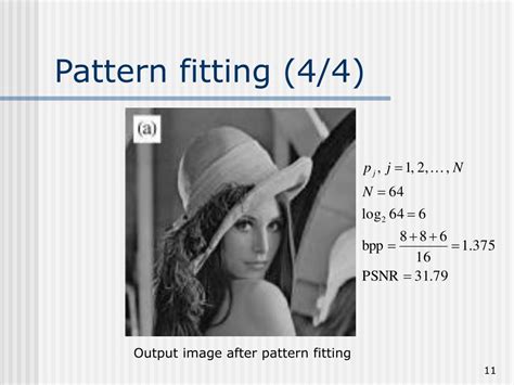 ppt block truncation coding using pattern fitting powerpoint