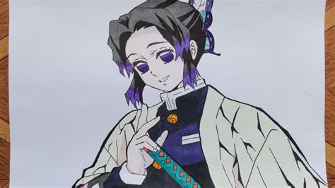 Drawing Shinobu Kocho Kimetsu No Yaiba YouTube