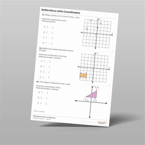 Year 6 Reflections With Coordinates Reasoning And Problem Solving Resource Classroom Secrets