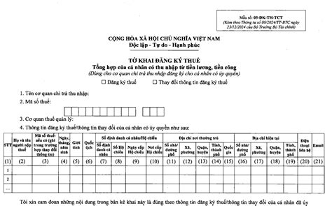 Không Nộp được Tờ Khai 05 Đk Th Tct Kết Xuất Từ Htkk 5 2 7