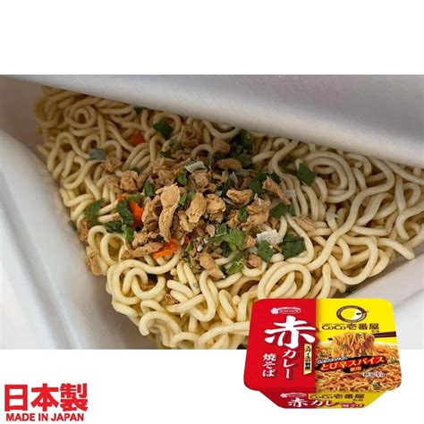 มาม่าญี่ปุ่น Acecook Coco Ichibanya Spice Red Curry Yakisoba 116g ยากิโ