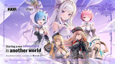 Re Zero llega a Nikke con sus waifus en una nueva colaboración