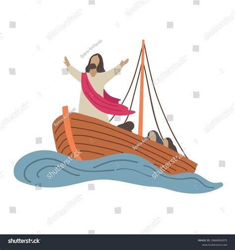 Jesus Calms The Storm Clipart Mark 04 Jesus Calms A Storm Scene 01