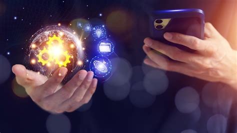 Premium Photo Technology In Daily Life Concept Trading Service