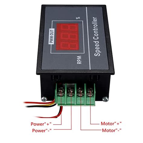 Snapklik Com PMW 6 60V 12V 24V 36V 48V 30A PWM DC Motor Speed Controller Speed Adjustable