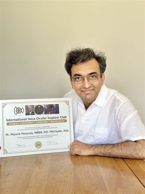 Mayank Nanavaty On Linkedin Intraocularlensresearch Intraocularlens
