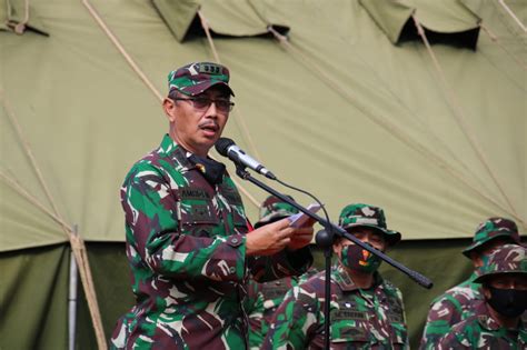 Kasrem 032 Wbr Resmi Tutup Latihan Ust Kompi Yonif 131 Brs