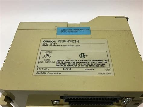Omron SYSMAC C H CPU E CPU Unit At Rs Omron PLC In Bhavnagar ID