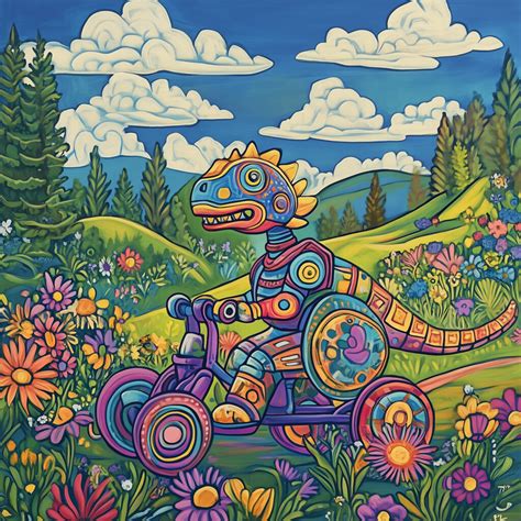 Robot Dinosaur Coloring Page Coloring Pages Mimi Panda