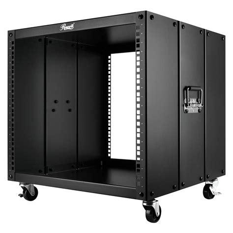 Buy Rosewill 9u 20 Inch Portable Open Server Rackrolling Cabinet With