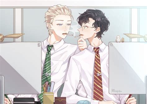 Imágenes Drarry Harco 🦁 ️💚🐍 Parte 5 Drarry Drarry Fanart Harry