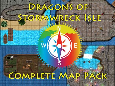 Dragons Of Stormwreck Isle Map Pack Etsy