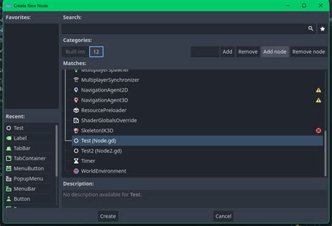 Add Category System For Node Creating Dialog Superseding 8675