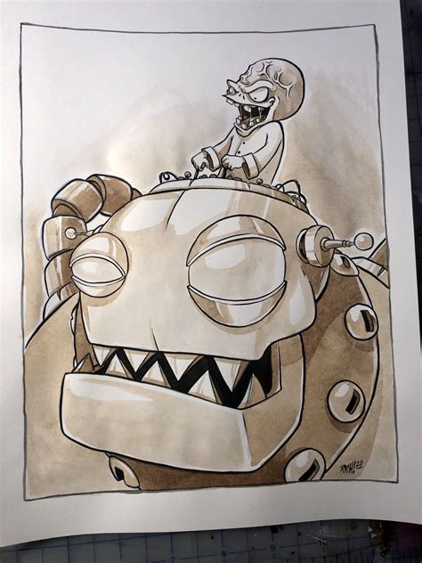 Plants Vs Zombies Drawing