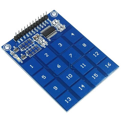 Modulo Ttp229 16 Canales Teclado Capacitivo Digital Táctil Arduino