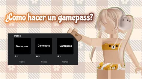 Como Hacer Un Gamepass En Roblox Nicole Roblox YouTube