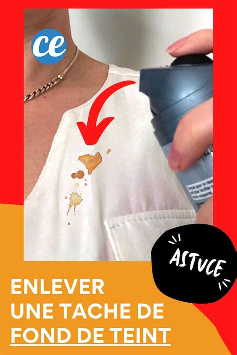 Comment Enlever Une Tache De Fond De Teint Sur Une Chemise Blanche