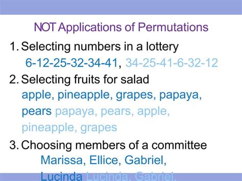 Grade 10 Permutation Powerpoint Presentation Ppt