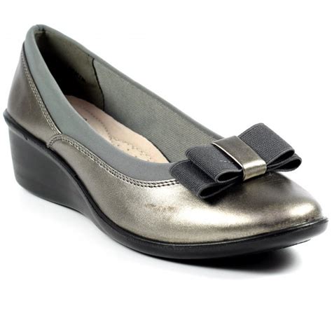 Lunar Grs Deacon Womens Low Wedge Shoe Women From Charles Clinkard Uk