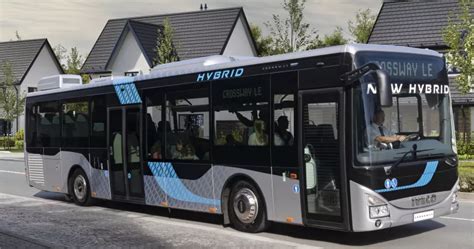 The New Iveco Bus Crossway Low Entry Hybrid Bus Powered By Natural Gas Or XTL Panorica