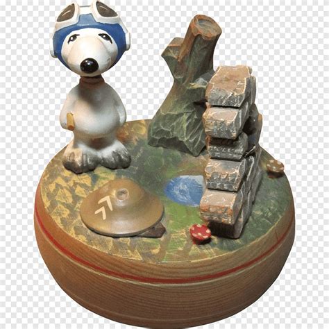 Figurine 1968 Snoopy Flying Ace Figurine Png PNGEgg