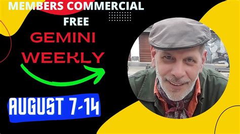 Weekly Gemini Tarot Reading August 7 14 Youtube