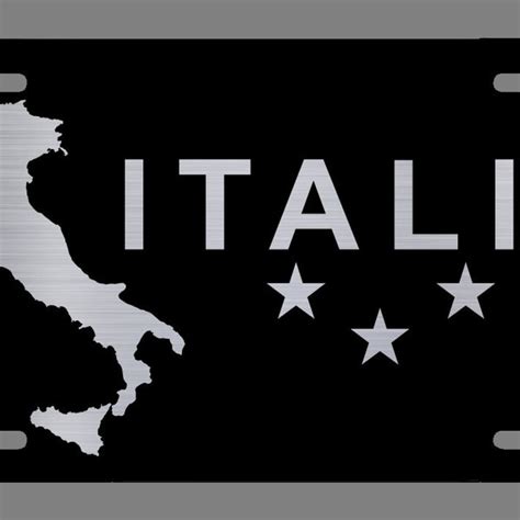 Italian License Plate Frames Etsy