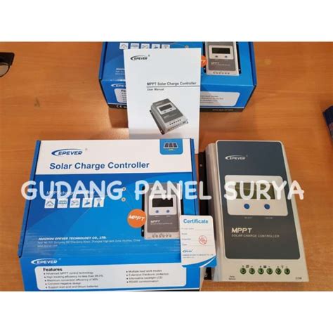 Promo Solar Charge Controller 30a Epever Tracer 3210an Lcd Real Mppt 12
