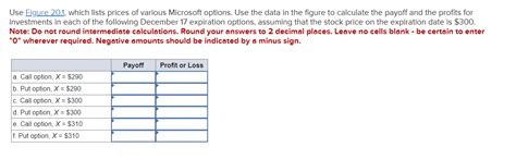 solved use figure 20 1 which lists prices of various