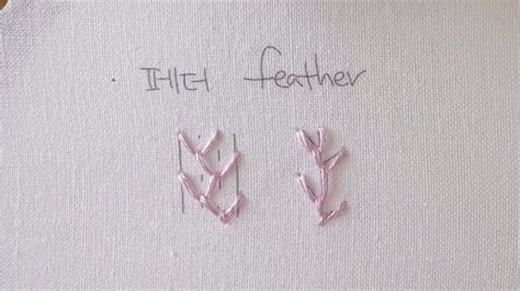 페더 스티치 Feather Stitch Youtube