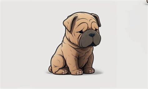 Shar Pei Cute Clipart Graphic By Poster Boutique · Creative Fabrica