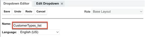 Creating Role Based Dropdown Lists Sugar Support