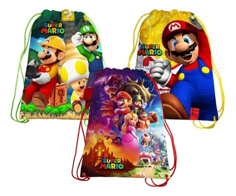 11 Morralitos Dulceros Mario Bros Recuerdos Fiestas MercadoLibre