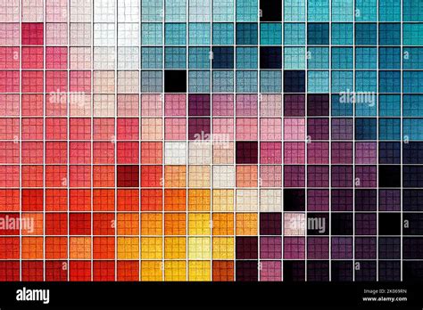 Tiny Squares Different Color Pattern Background Colorful Wallpaper