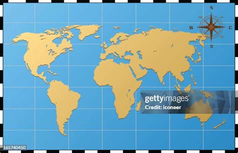 Simple Map Compass Rose