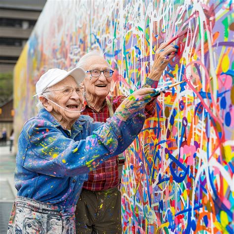 Free Seniors Enjoying Art Image Seniors Art Painting Download At