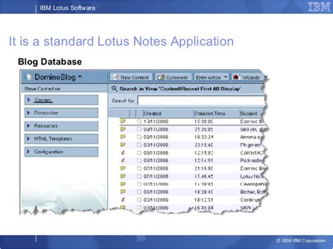 Lotus Notes Database Templates Williamson