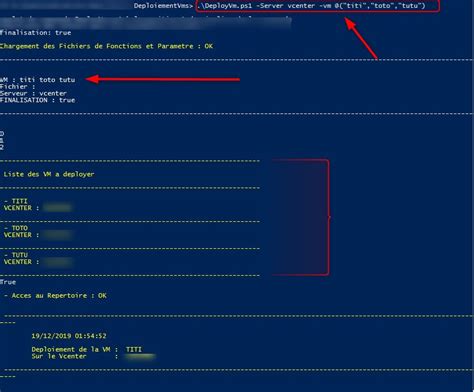 PowerShell Transmettre en VBA un tableau de String à un script