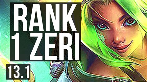 Zeri And Yuumi Vs Lucian And Nami Adc Rank 2 Rank 1 Zeri 1101