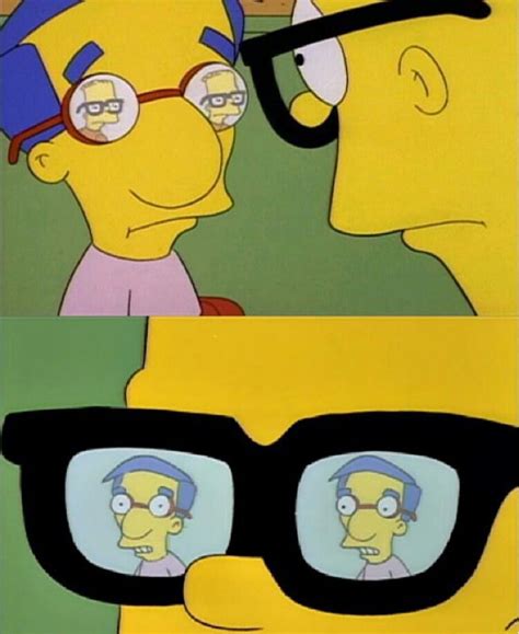 Nerd The Simpsons Bart And Millhouse Los Simpson