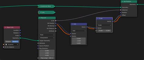 Raycast Node Geometry Nodes Blender Base Camp