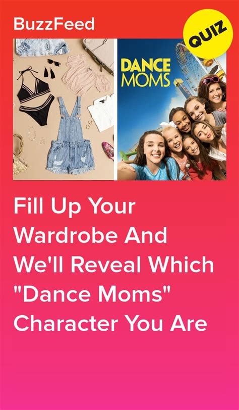 Build An Outfit And Well Reveal Which Dance Moms Character You Are