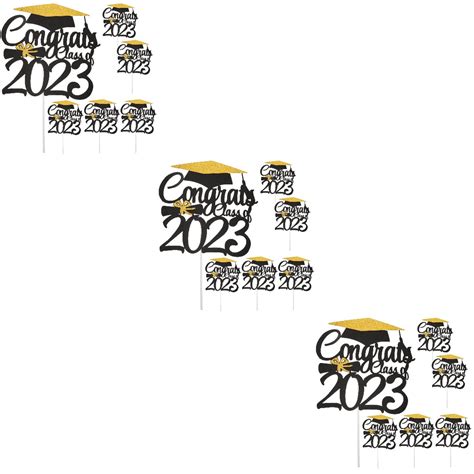 18 Pcs Graduation Cake Decorating Paper Cups Hellos 2023 Cupcake